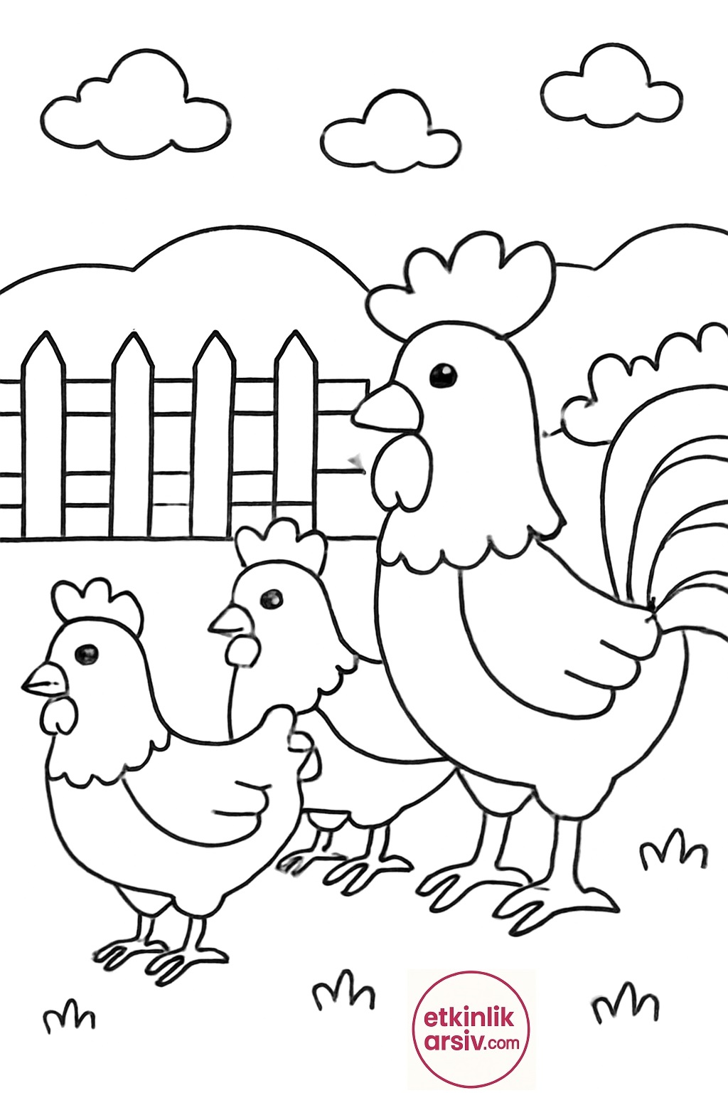 Horoz Boyama Sayfası Etkinliği - Etkinlik Arşiv