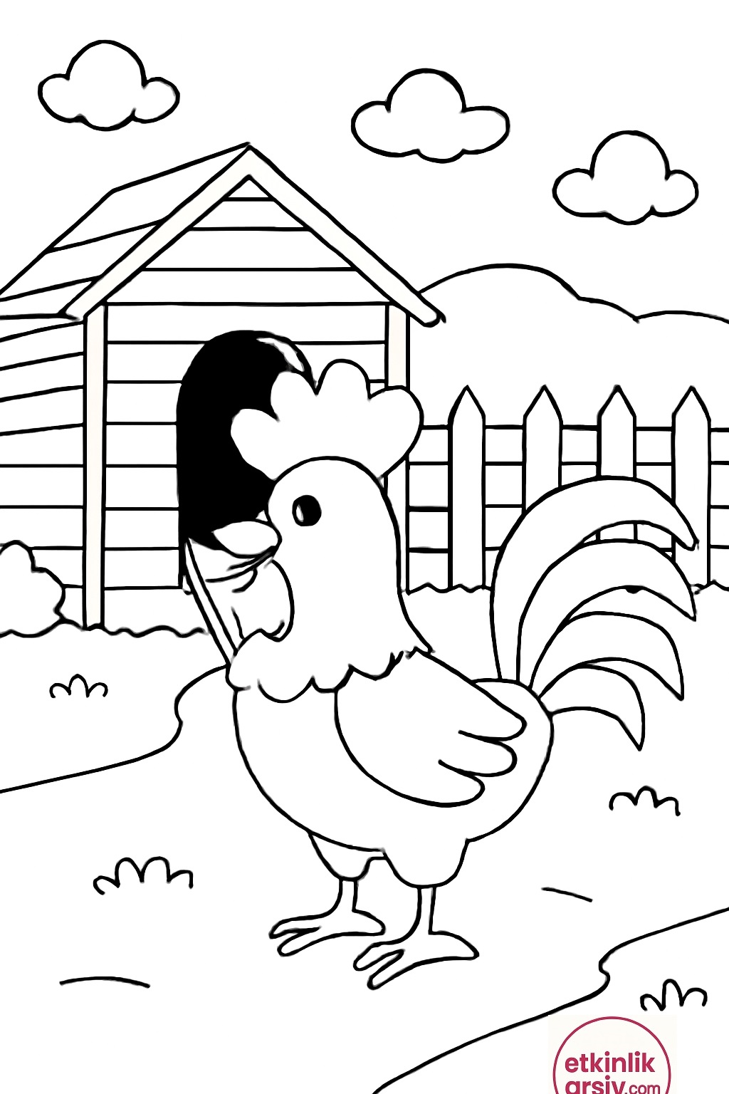 Horoz Boyama Sayfası Etkinliği - Etkinlik Arşiv