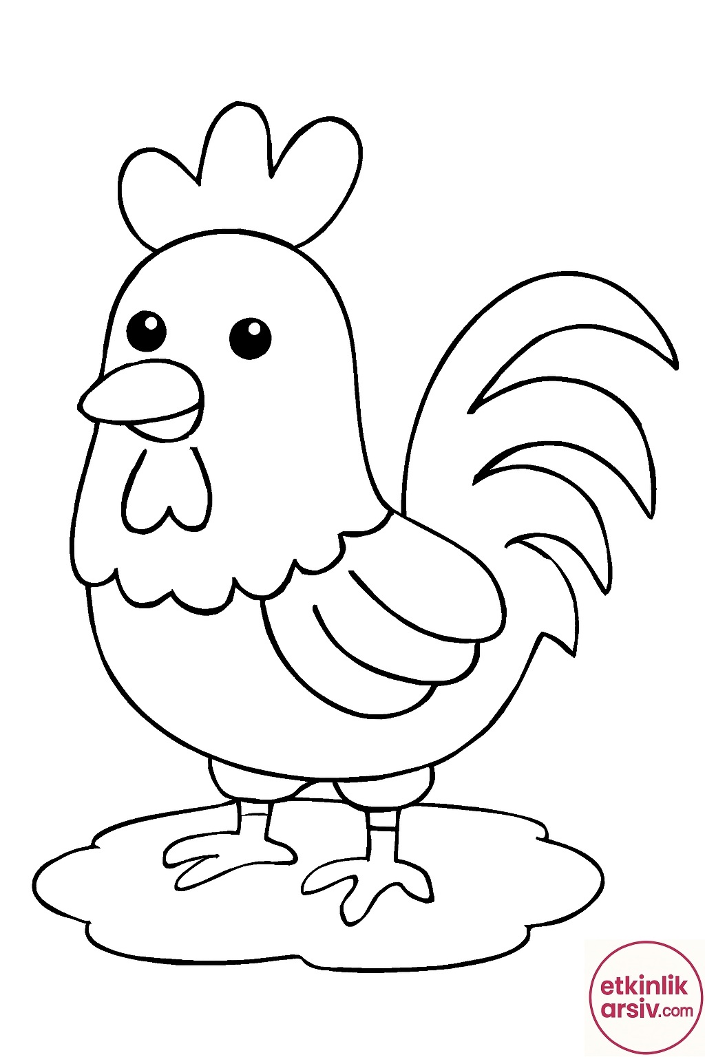 Horoz Boyama Sayfası Etkinliği - Etkinlik Arşiv